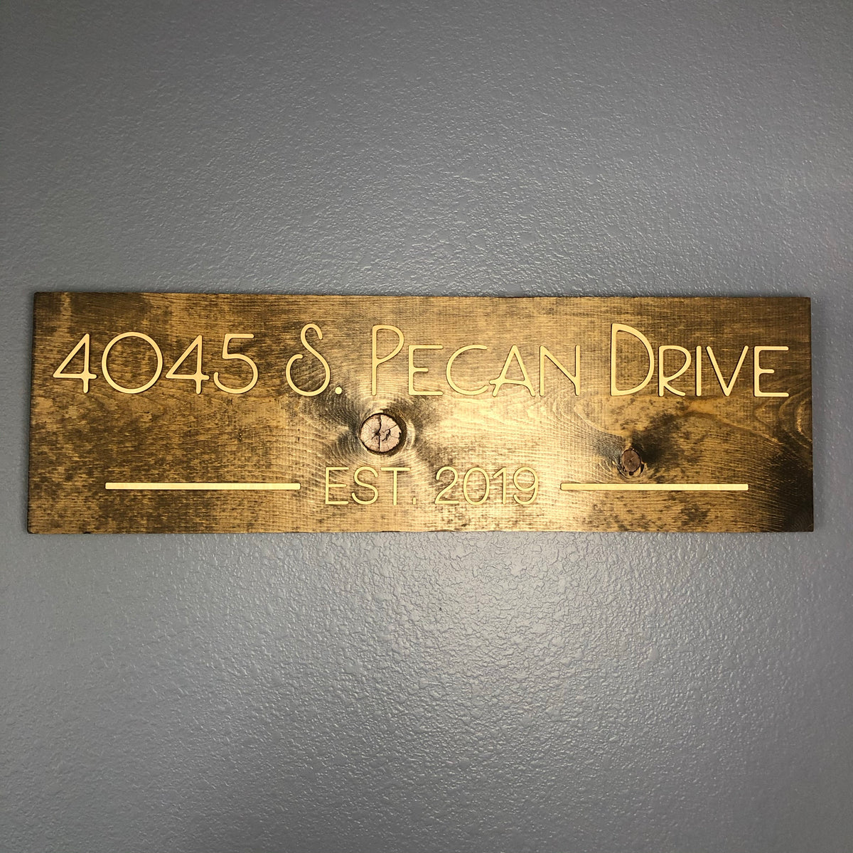 Address Sign – Alight Custom