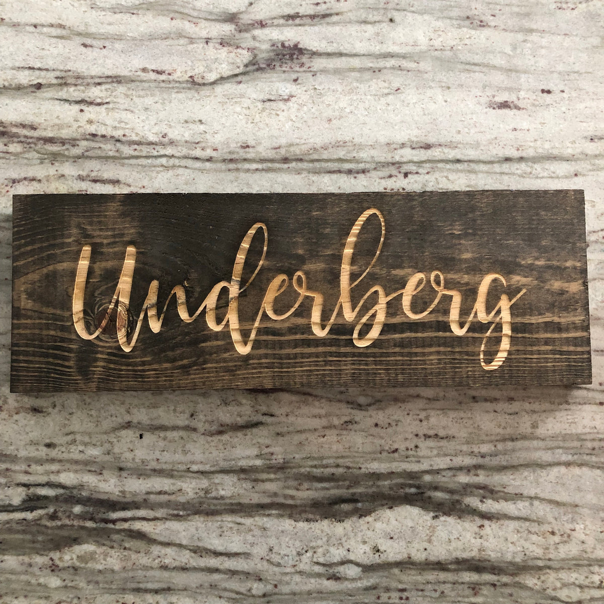 Engraved Wood Sign – Alight Custom